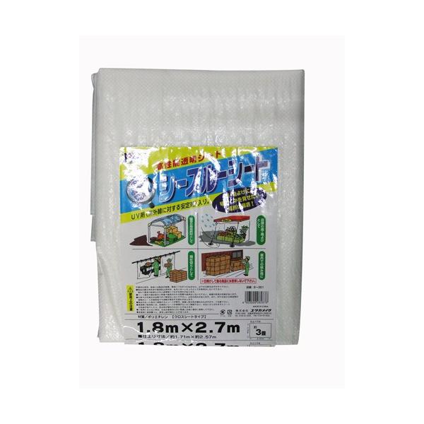 ●3.6mX5.4mサイズで約2000g（薄手）の厚み●短期使用タイプ 目安：約3〜6ヶ月●中国製●1.8m×2.7mユタカメイク / シート / シースルー / 薄手 / 短期間 / 防水 / 薄手 / 屋外