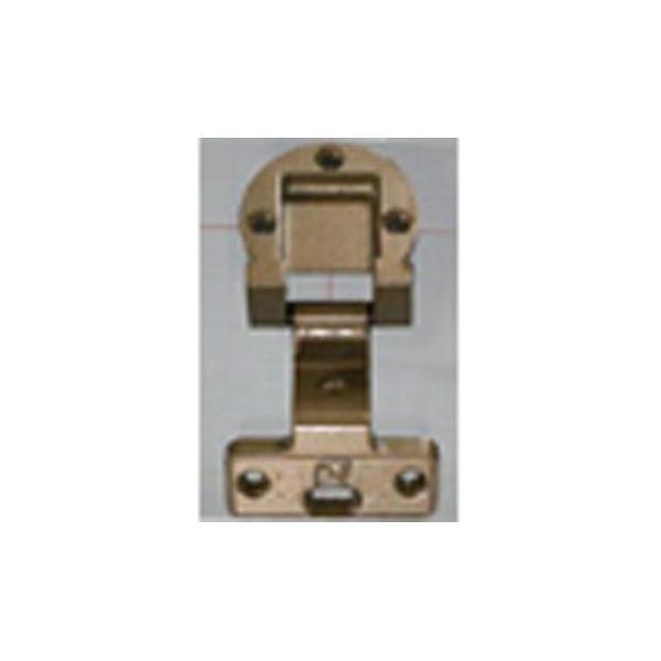 キッチンやキャビネットに多く使われるアングル丁番サイズ　取付扉厚：15mm　側板厚：20mm　カップ径φ35材質：亜鉛ダイカスト　カラー：仙徳（セントク）　　１個入り　付属品：取付ビス