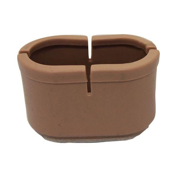 【商品説明】耐摩耗性に優れ、変形・風化・色落ちしにくいエラストマー樹脂製です。底面にスベリ効果のあるPETフェルトを使用している為、イスの移動の際ほどよくスベリ、底面のキズ防止効果もあります。取付範囲の広い特殊形状キャップなので、適合サイズ...