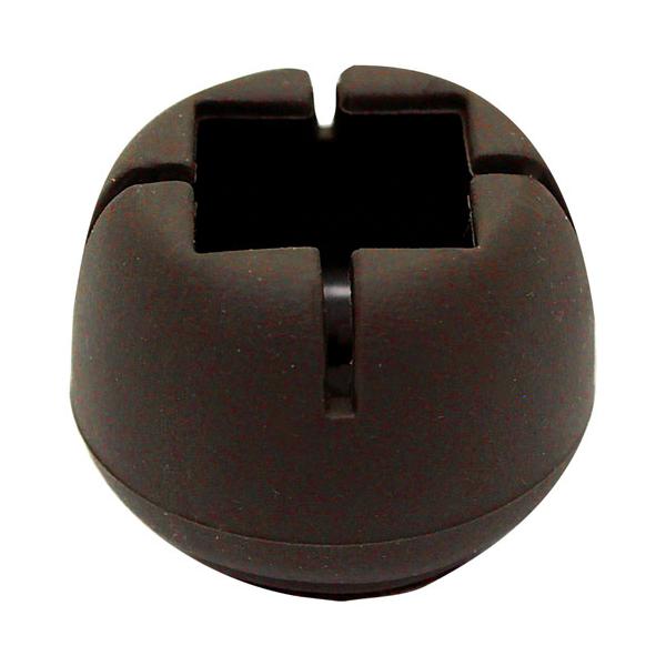 【商品説明】耐摩耗性に優れ、変形・風化・色落ちしにくいエラストマー樹脂製です。底面にスベリ効果のあるPETフェルトを使用している為、イスの移動の際ほどよくスベリ、底面のキズ防止効果もあります。取付範囲の広い特殊形状キャップなので、適合サイズ...