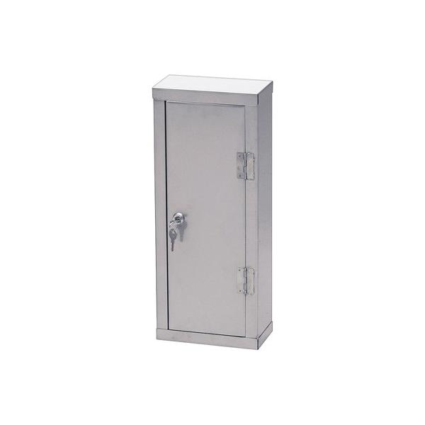 老健や病院、養護学校など様々な施設で包丁類を安全に保管できる鍵付ロッカーです。 最大刃渡り280mmまで使用可能です(鍵2個付) ※殺菌灯などは付いておりません。収納数：牛刀3本 ペティ1本間口×奥行×高さ(mm)：203×108×H503