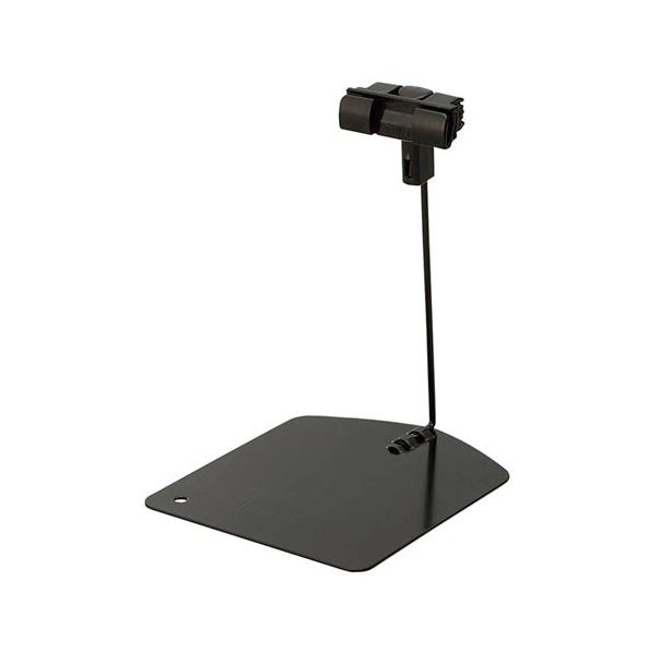 メーカー品番：PS100K間口×奥行×高さ(mm)：70×85×100材質：ベース/ステンレス(黒塗装)、クリップ/ABS(黒色)クリップが上下左右に回転可能なので、 あらゆる向きにPOPを表示できます。クリップはPOPを上下別々に表示可能です。