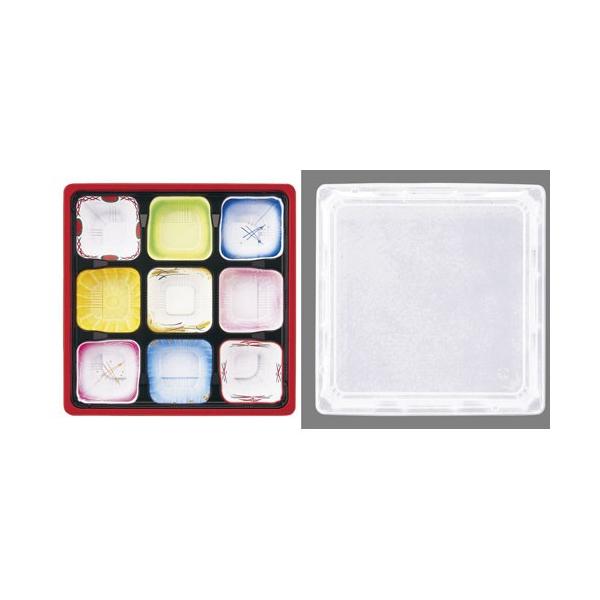 メーカー品番：T-80-Eセット数：50仕切：9間口×奥行×高さ(mm)：235×235×36      材質：本体/ポリプロピレン    蓋/ポリスチレン