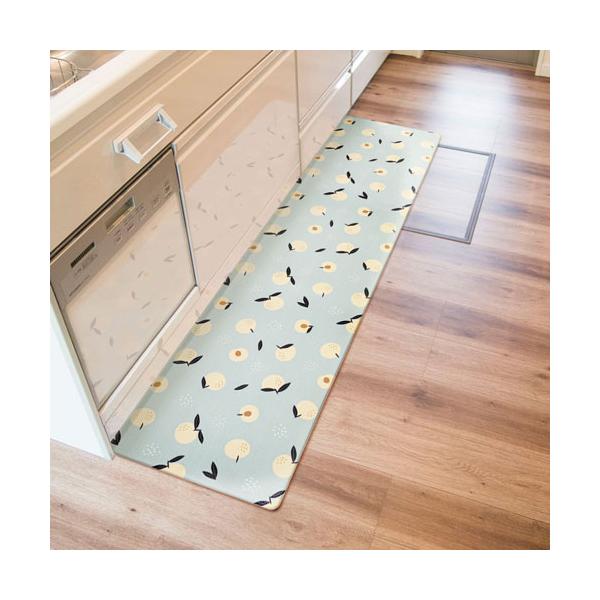 ●汚れた時はサッと拭くだけ簡単お手入れ♪●北欧・韓国風デザインで足元を華やかに。●油がはねても燃えにくいので安心！■素材塩化ビニル樹脂■サイズ45X180cmおかとー / OKATO