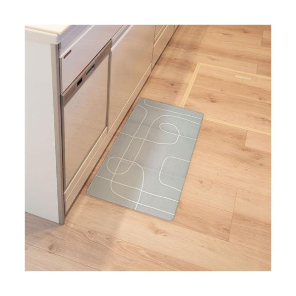 ■ぷにぷに6mm厚。■汚れたら拭くだけ！油や調味料などの汚れも目立ちません。■システムキッチンのコンロにぴったりサイズ◎■コンロやシンクなど、調理時に汚れやすいスペースをしっかりガード！■油汚れもサッと拭き取れて、マットに汚れのあとが残りに...