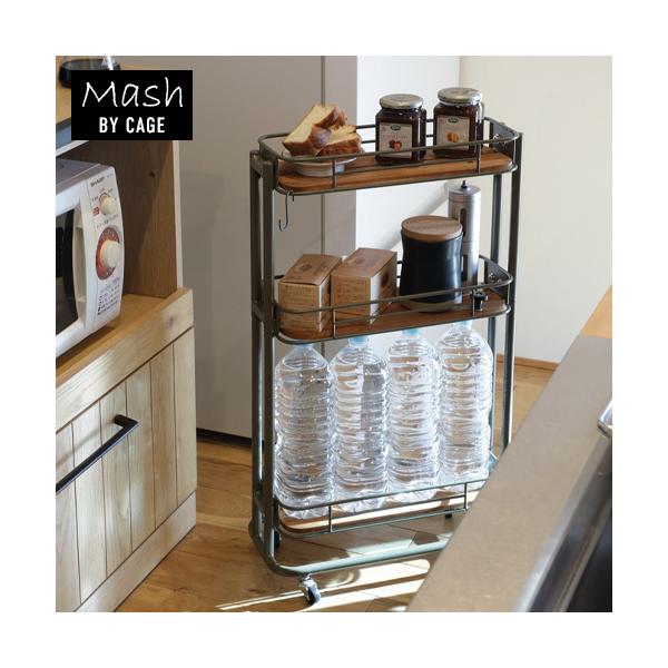 ●キャスターストッパーなし●隙間にて使用する際は、約22cmの有効寸が必要です。【仕様】全体：15kg、カゴ：5kgフレーム：スチール(Φ15.9mm)粉体塗装カゴ：スチールフレーム(Φ6、Φ5mm)粉体塗装サイズ：W445×D200×74...