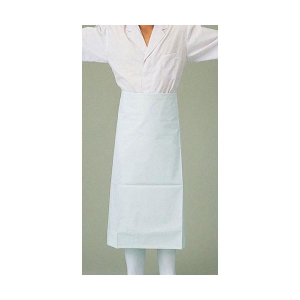 サイズ：L幅×前丈(mm)：1080×1000質量(g)：520表裏ポリ塩化ビニールサンドイッチ構造で耐久性に優れ、 しかも軽くて柔らかく長時間の着用でも快適な多用途使用 エプロン。裏はさわやかなライトグリーン。※抗菌こうしんごむ / KO...