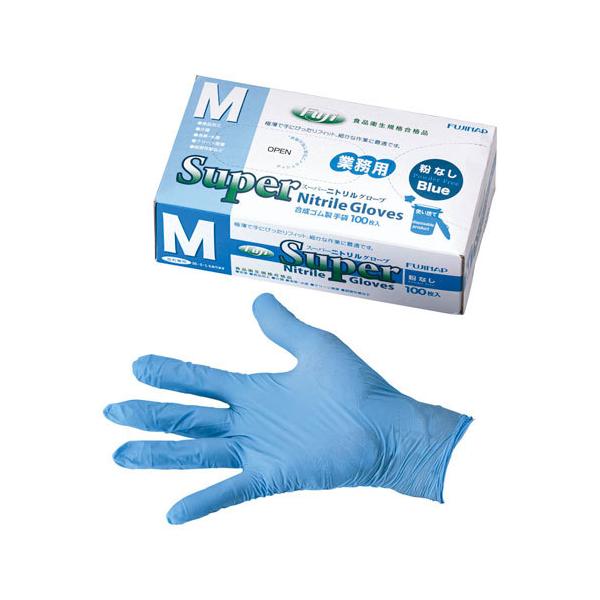 細かい作業や長時間の作業でも疲れにくい、合成ゴムの手袋 です。耐油性・突き刺し強度に加え、耐薬品・耐静電性に優れています。1箱(100枚入)：使い捨て用サイズ：M 全長(cm)：23(約)手のひら周り(cm)：18.5