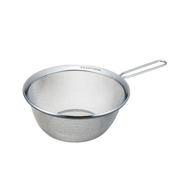 φ0.47mm 16メッシュ  MESH ［φ0.47mm/16メッシュ］パンチングよりも水切れの良いメッシュを採用。あらゆる食材に対応。スーパーリング採用で、見た目も美しく、衛生的。指をきずつける心配もなく、安心。   全長：315径：1...