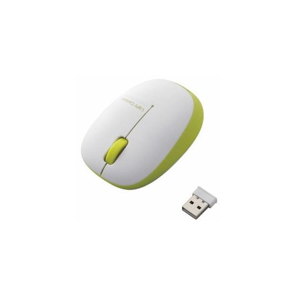 ふわっと軽く、疲れにくい!小型軽量設計で、軽い力で操作できるワイヤレスタイプのBlueLEDマウス。エレコム / えれこむ / ELECOM /