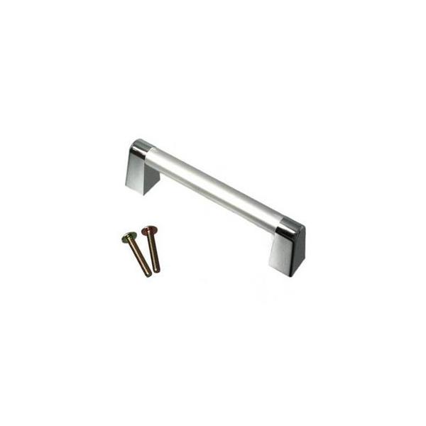 アルミパイプなので、カットすることによりビスピッチを調整できるハンドルです。家具タンスの取っ手・ツマミシリーズ開き戸及び引戸用取っ手。裏側からビスで止めるタイプのハンドルです。■タイプ：角座■取付：裏ビス止■カラー：シルバーAIWA / あいわ