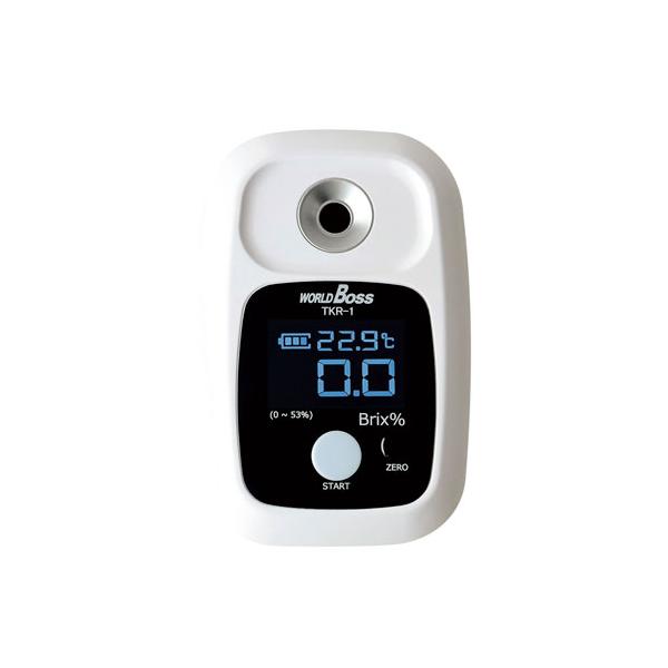 丸洗いができるIP65の防水仕様。果汁、飲料、スープ、ソース、タレ、低糖のジャムなどさまざまなサンプルに対応できます。測定範囲：Brix0.0〜53.0%(自動温度補正)・温度10〜100℃分解能：Brix0.1%・温度0.1℃測定精度：B...