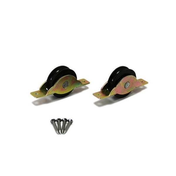 甲丸レールを走る一般的な丸型の戸車です。網戸・サッシ・雨戸・引き戸の戸車交換シリーズ一般住宅引戸用戸車。音が静かなナイロン車です。■タイプ：丸■サイズ：30mm■入数：2hilogik / はいろじっく