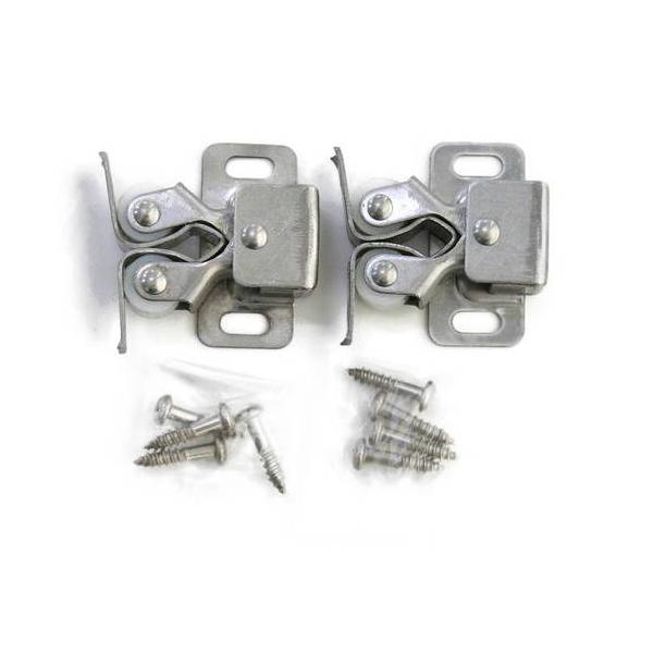 接触部分がローラーの為、抜き差しがスムーズです。家具・タンスの補修交換部品家具の組立・補修等。耐腐食性に優れたステンレスキャッチです。■サイズ：中■入数：1■ステンレスhilogik / はいろじっく