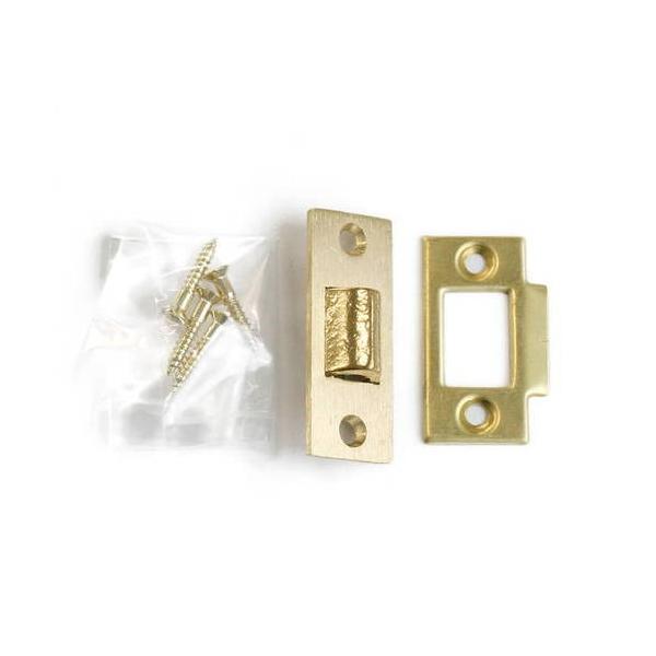 開き戸を固定する空締り用金具です。家具・タンスの補修交換部品開き戸の固定。施錠を必要としない戸を自然に開かにように固定します。■サイズ：小■真鍮hilogik / はいろじっく