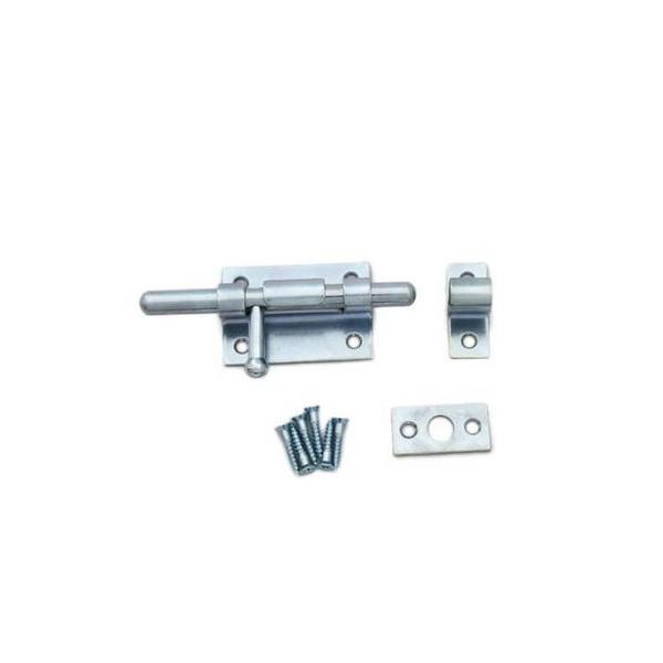 開き戸などを固定する金具です。防犯用補助錠金具開き戸等の施錠。ドアなどを内側から閉めるのに用います。■サイズ：100mmhilogik / はいろじっく