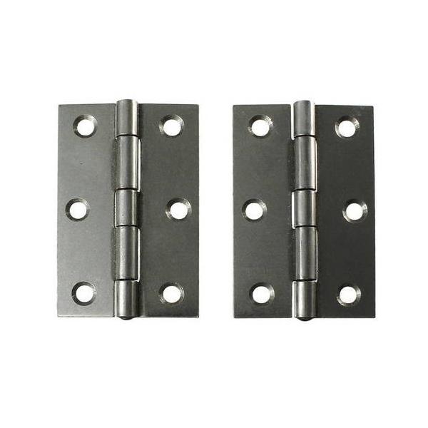 家具・建具の組立・補修等に最適な蝶番です。家具・タンスの蝶番(丁番)シリーズ家具・建具の開き扉用丁番。開き戸などの開閉軸に用いる金物です。■サイズ：64mm■入数：2■鉄hilogik / はいろじっく