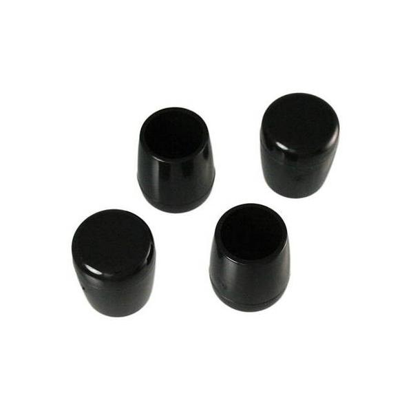 パイプ脚用キャップです。防音・防振ゴム・スポンジ・フェルト・フィルターシリーズ騒音・床の傷防止。騒音や床・フローリングの傷を軽減します。■サイズ：内径18mm■サイズ：高さ29mm■色：黒■エラストマー樹脂hilogik / はいろじっく