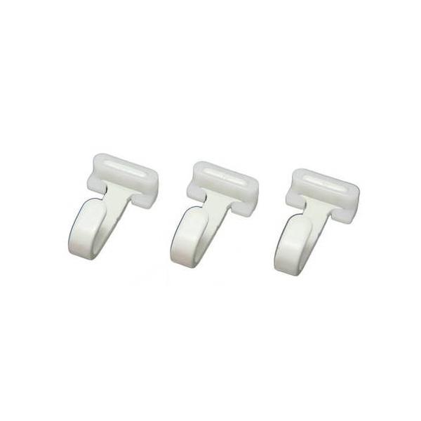 フックレールの用途を広げるパーツです。ピクチャーレール・壁面レールシリーズフックレール用パーツ。フックレールに取り付けできるフックです。■カラー：ホワイトレールと一緒にお使いの方は、レール本体の荷重をお守りください。hilogik / はい...