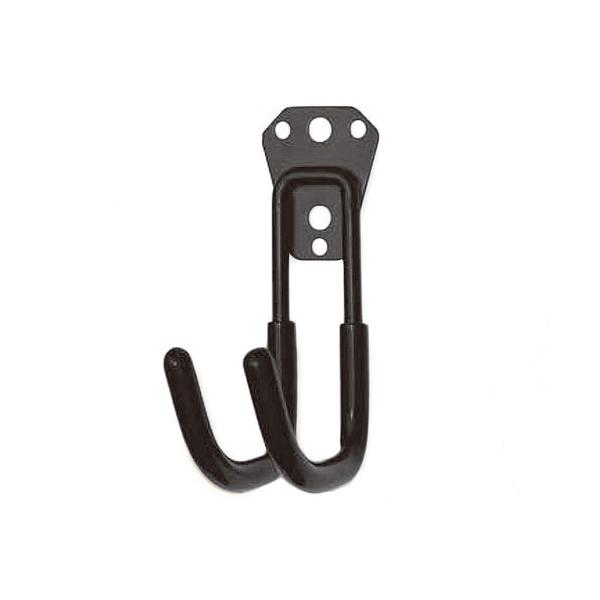 用途が広い強力ダブルフック●極厚ラバーでツールを痛めない。【仕様】入数：1材質：鉄/PVC本体耐荷重：10kg/20kghilogik / はいろじっく