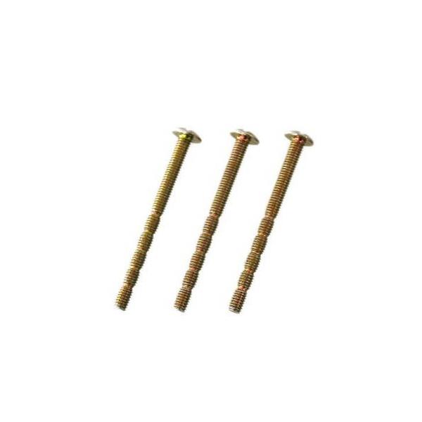 短く使いたい場合に、カットしやすくなっているネジです。家具タンスの取っ手・ツマミシリーズ取手・ツマミをはじめとする部材の締結。溝部分でカットすることにより、ネジの長さを調節できます。■サイズ：M4×50mmhilogik / はいろじっく