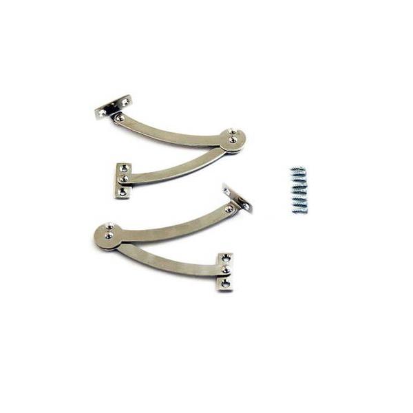 小箱作成に便利な、DIY金物金具です。箱金具シリーズ小箱などの蓋の留金具。蓋を一定の角度で保持するための金具です。■L座■左右組hilogik / はいろじっく