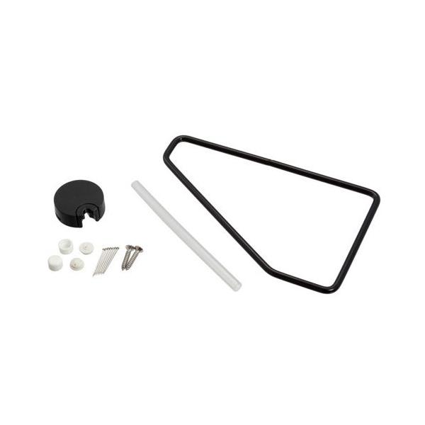 木壁には付属のネジで、石膏ボードには付属のクロスピンで取付。【仕様】入数：1カラー：ブラックhilogik / はいろじっく