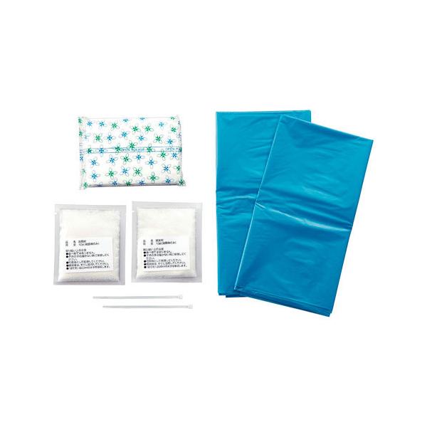 ■ いざという時役に立つ必需品。緊急時の簡易トイレです。■ 災害時に断水でトイレが使えない時や、ドライブで渋滞に巻き込まれた時、キャンプや登山などアウトドアでトイレが見つからない時などに役立ちます。■ 凝固剤は一袋(約10g)で約400ml...