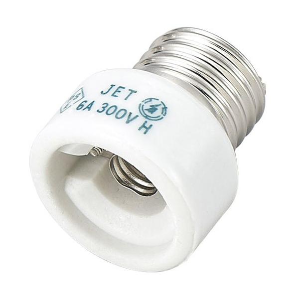 ●口金E26からE11に転換できます。●定格入力:600Wまで●本体サイズ（mm):W38 x H48 x D38●本体重量(g)64※ご購入前に器具、器具取り扱い・取り付け方法についてメーカーにご確認下さい。ヤザワコーポレーション / や...