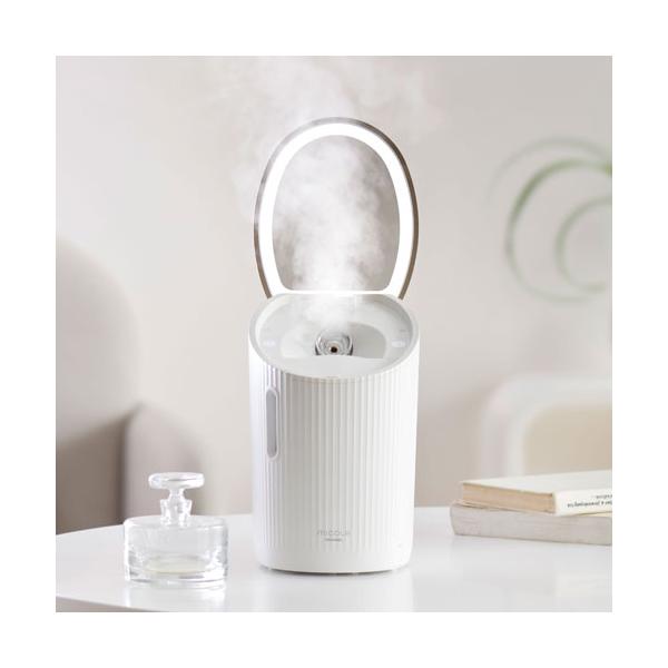 1回の使用で、水分量・浸透量20％UP！※1　3モード搭載（モイスト・クレンジング・メイクアップ）で、用途に合わせてモードを選ぶことができます。調色可能（昼白色・昼光色・電球色）なLED付きミラー搭載。ケア時に肌の状態を確認したり、その日の...