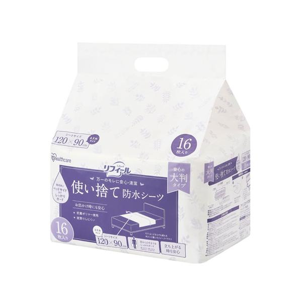 気軽に使える使い捨てタイプの防水シーツです。安心の大判タイプです。吸水力が高く、逆戻りしにくくなっています。吸収体がベッドサイドまでしっかりガードします。シーツ内部は抗菌ポリマーを使用しています。おむつからの横漏れやおむつ交換時、足浴などで...