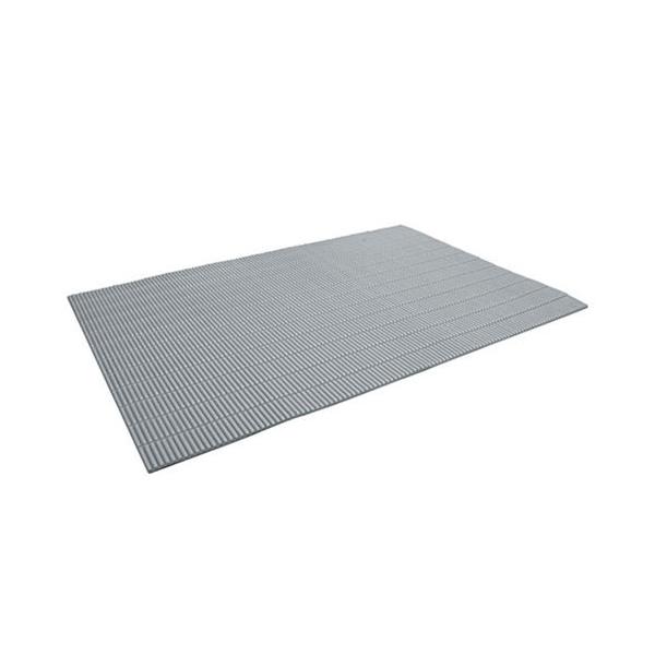 【商品説明】縦横の細かいピッチで複雑な形状でもジャストフィットする衝撃吸収材。丸い柱や、凸凹の壁にも使いやすい。【用途】複雑な形状の柱に配管の保護に工事車両のコーナーに【色】ライトグレー【サイズ】幅(mm)：600長さ(mm)：900厚み(...