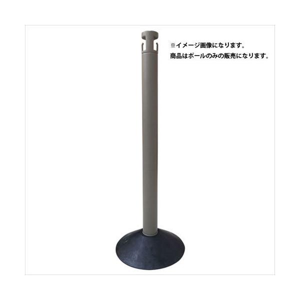カラーの組合せ自由なポリエチレン製のポール専用ピラーです。ベースは本体に水や砂を入れる、水重石式。満水時約3.5kg（重量ベースのみ）チェーンも繋げられる両サイドフック付き！コーポレートカラーに合わせた組み合わせも可能です。色：グレー約φ6...