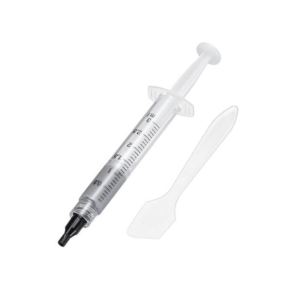 CPUとヒートシンクなどの間に塗り、熱伝導効率を高める。熱伝導率16W/mK●熱伝導率は16W/mKと非常に高くハイスペックなCPUに最適です。●ナノダイヤモンドパウダー配合です。●非常に低い熱抵抗のため、優れた熱性能です。●扱いやすい注射...