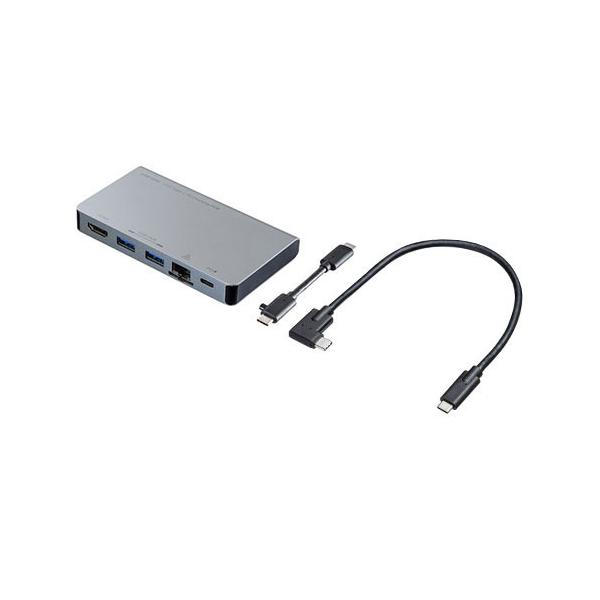HDMI、LANポートを搭載したUSB Type-Cドッキングハブ。■ USB Type-Cケーブル1本でHDMIディスプレイ、各種USBデバイス、有線LANの拡張接続ができるUSB Type-Cドッキングハブです。■ Type-Cケーブル...