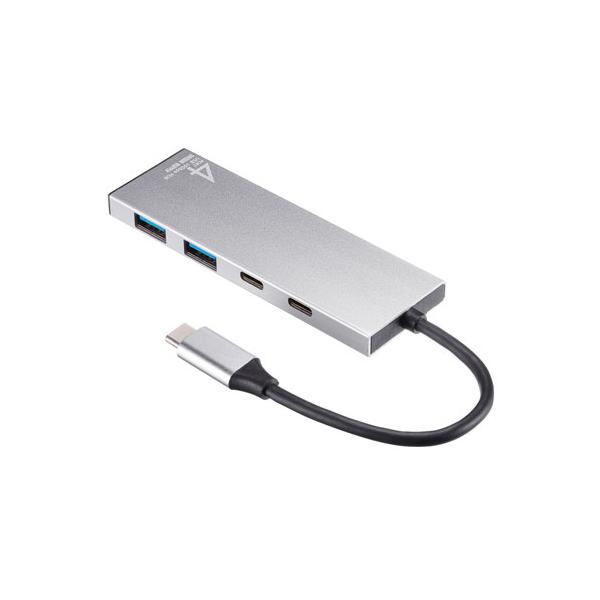 薄型アルミタイプ。USB Type-C 10Gbps対応。4ポート。■薄型USB 10Gbps Type-C 4ポートハブです。■放熱性に優れたアルミ筐体です。■USB Aポートが2個Type-Cポートが2個ついています。■USB 10Gb...