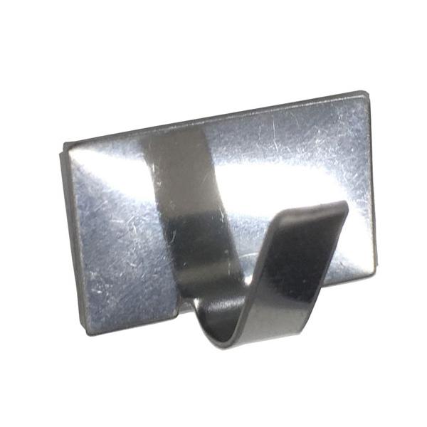 【特長】● サビに強いステンレス(SUS304)を使用したステッカーです。● 耐候・耐熱性に優れたセキスイ・ダブルタックテープ(5101A)を採用し、屋外でも使用可能です。【仕様】■ 貼付寸法：13.0mmx20.0mm■ 爪の長さ：19....