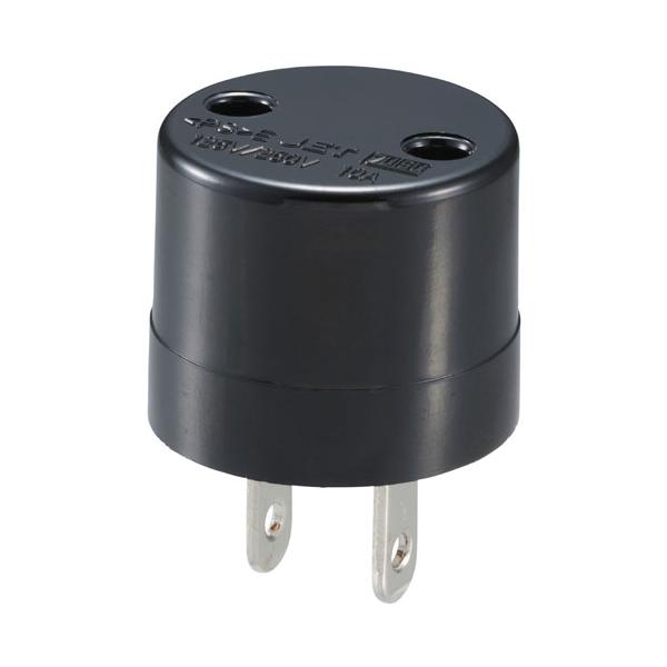 【特長】● 海外の電気製品を日本国内で使う為のアダプターです。 SE(丸2ピン大)⇒A(平2ピン)径4.8mm【仕様】■ 定格：125V/250V 10A■ プラグ(刃)形状：A(平2ピン)■ ソケット(穴)形状：SE(丸2ピン 直径4.8...