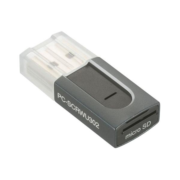 ■超高速USB3.2Gen1、USB3.1/USB3.0対応■USB Type-Aコネクタ接続超小型カードリーダー■microSDXC CLASS10 UHS-I対応■最大転送速度5Gbps(規格値)で大容量データも素早く転送■ストラップホ...