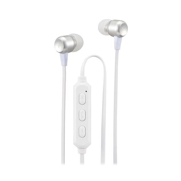 【特長】●口径10mm高音質ドライバー搭載、ネックコードタイプのワイヤレスイヤホン。●絡まりにくいフラットコードで首に軽くかけて使えます。●ハウジングはマグネット内蔵、使わないときは左右を連結できるので胸もとスッキリ。●マイク内蔵のコード一...