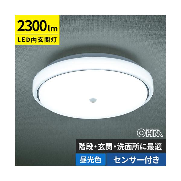 ■ センサー付LED内玄関灯■ 人感・明暗センサー付　周囲が暗くなり人が近づくと点灯します■ コンパクトだから家中で活躍■ 内玄関、階段、洗面所のちょっとしたスペースに適当なサイズ■ 省エネ、長持ち■ 昼光色【仕様】使用電源：AC100V ...