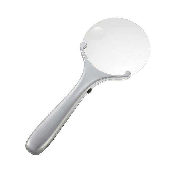 【特長】● LEDライト付きハンドルーペです● 拡大率約2.5倍、サブレンズは約4倍● フチなしレンズなので軽くて見やすい● LEDライト2灯がついて、薄暗い場所でも明るく照らせます● レンズを守る収納袋付き。安心して保管・持ち運びができま...