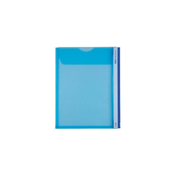 ■ 入数： 1枚■ 本体色(軸色)： 青■ 規格： A4判タテ型■ 外寸： 縦303×横242×マチ20mm■ シート厚： 0.2mm■ 材質： 本体＝再生PP■ とめまるタック1組付※インクが乾いていない印刷物をクリヤーホルダーに入れると...