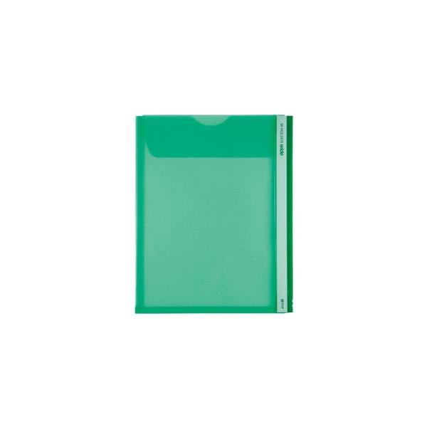 ■ 入数： 1枚■ 本体色(軸色)： 緑■ 規格： A4判タテ型■ 外寸： 縦303×横242×マチ20mm■ シート厚： 0.2mm■ 材質： 本体＝再生PP■ とめまるタック1組付※インクが乾いていない印刷物をクリヤーホルダーに入れると...