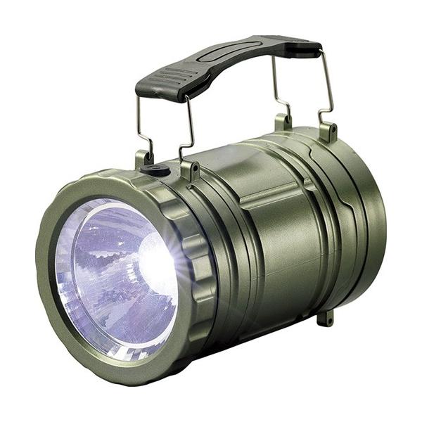 本体スライドと持ち手の付け替えでモードチェンジ。スライドして懐中電灯とランタンを切り替え。■ 商品サイズ直径87×143mm（収納時）、直径87×200mm（伸長時）■ 仕様電源/単三乾電池×3本（別売）、光源/COD(ランタン)・LED（...