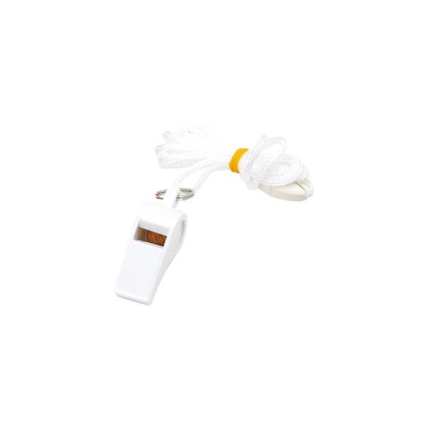 ■ 入数： 1個■ 本体色(軸色)： 白■ サイズ： 笛＝幅17×奥20×高40mm■ 材質： 本体/留具＝ABS/コルク，紐＝PP■ ひも付銀鳥産業 / ぎんちょうさんぎょう / GINCHO呼子笛 / ふえ / 学童用品 / 学校 / ...