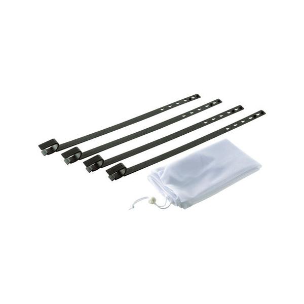 ■ 初心者でも簡単！手軽に虫よけできる菜園防虫セット■ しっかり固定できるアーチバーとやわらか素材のネットでプランターにすき間なく取り付けられます■ アーチバーはアジャスター式で、高さを3段階に調節できます■ ネットは、ストッパー付きのヒモ...