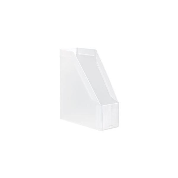 アイディア次第で、いろんな用途に大活躍！丈夫なPP製だから長く使えて経済的。内容が一目でわかるタイトルラベル付き。底が抜けない2重ロック！■ 入数： 1個■ 本体色(軸色)： クリア■ 規格： A4判タテ型■ 収納幅： 96mm■ 外寸： ...