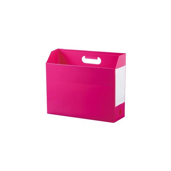 アイディア次第で、いろんな用途に大活躍！■ 入数： 1個■ 本体色(軸色)： ピンク■ 規格： A4判ヨコ型■ 収納幅： 96mm■ 外寸： 幅102×奥317×高261mm■ 材質： PPSEKISEI / sedia / せきせいファイ...
