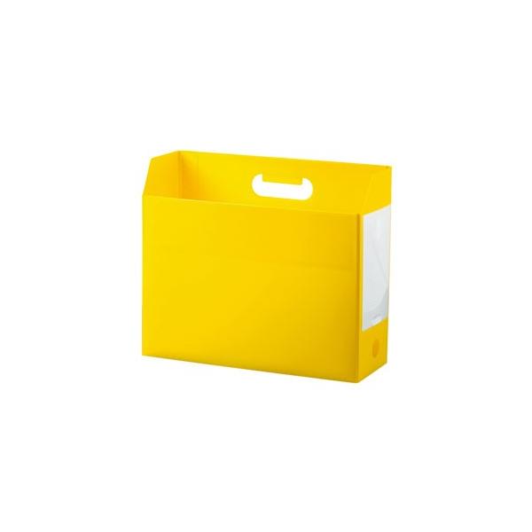 アイディア次第で、いろんな用途に大活躍！■ 入数： 1個■ 本体色(軸色)： イエロー■ 規格： A4判ヨコ型■ 収納幅： 96mm■ 外寸： 幅102×奥317×高261mm■ 材質： PPSEKISEI / sedia / せきせいファ...